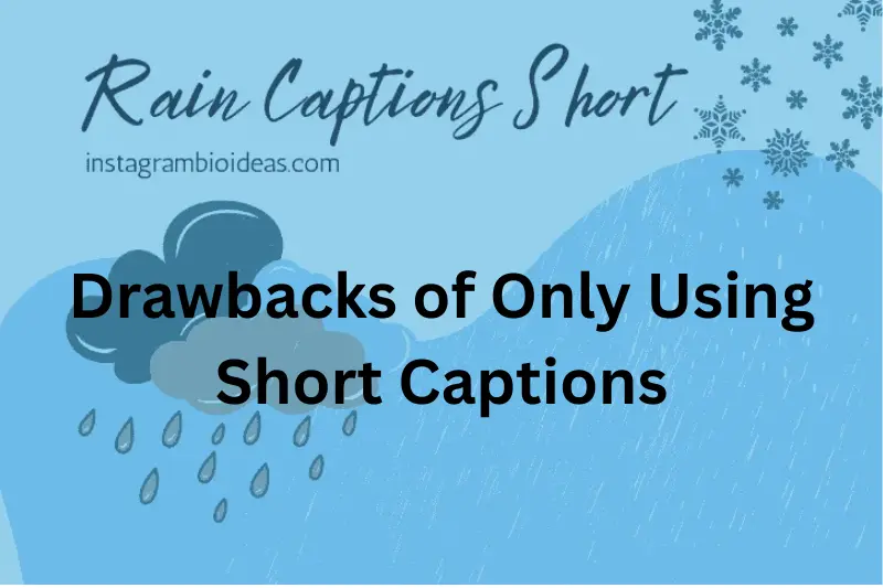 Short Rain Captions For Instagram | Cute, Funny & Aesthetic